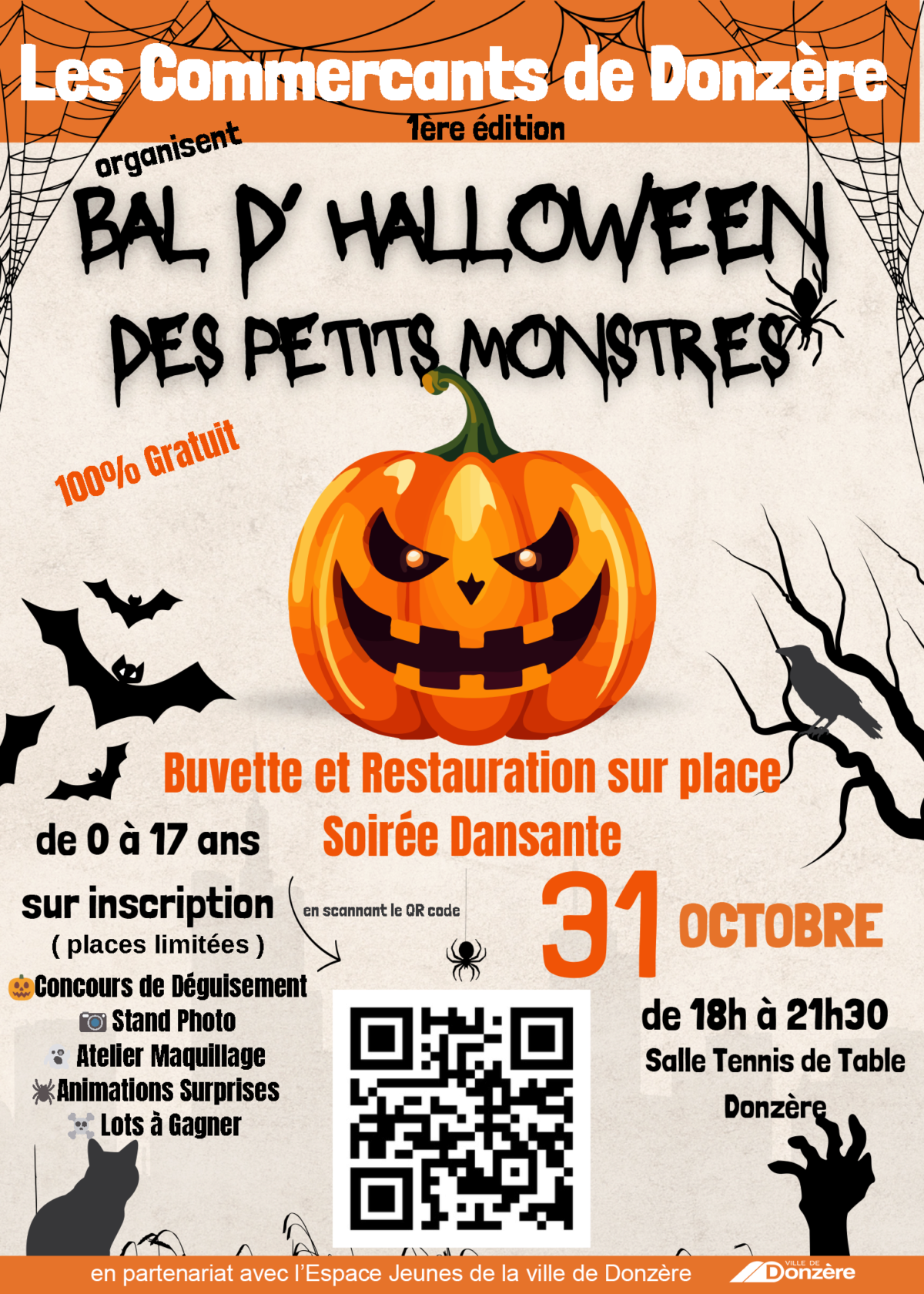 Bal d'Halloween des petits monstres